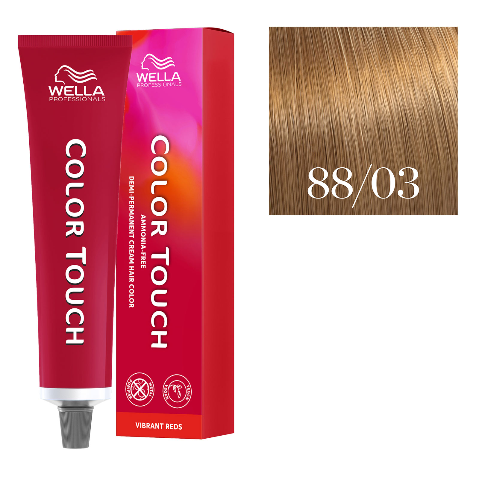 Coloration semi-permanente Color Touch 88/03 blond clair naturel doré ...